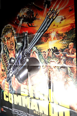 STRIKE COMMANDO! affiche cinema nanar genre rambo ! | eBay