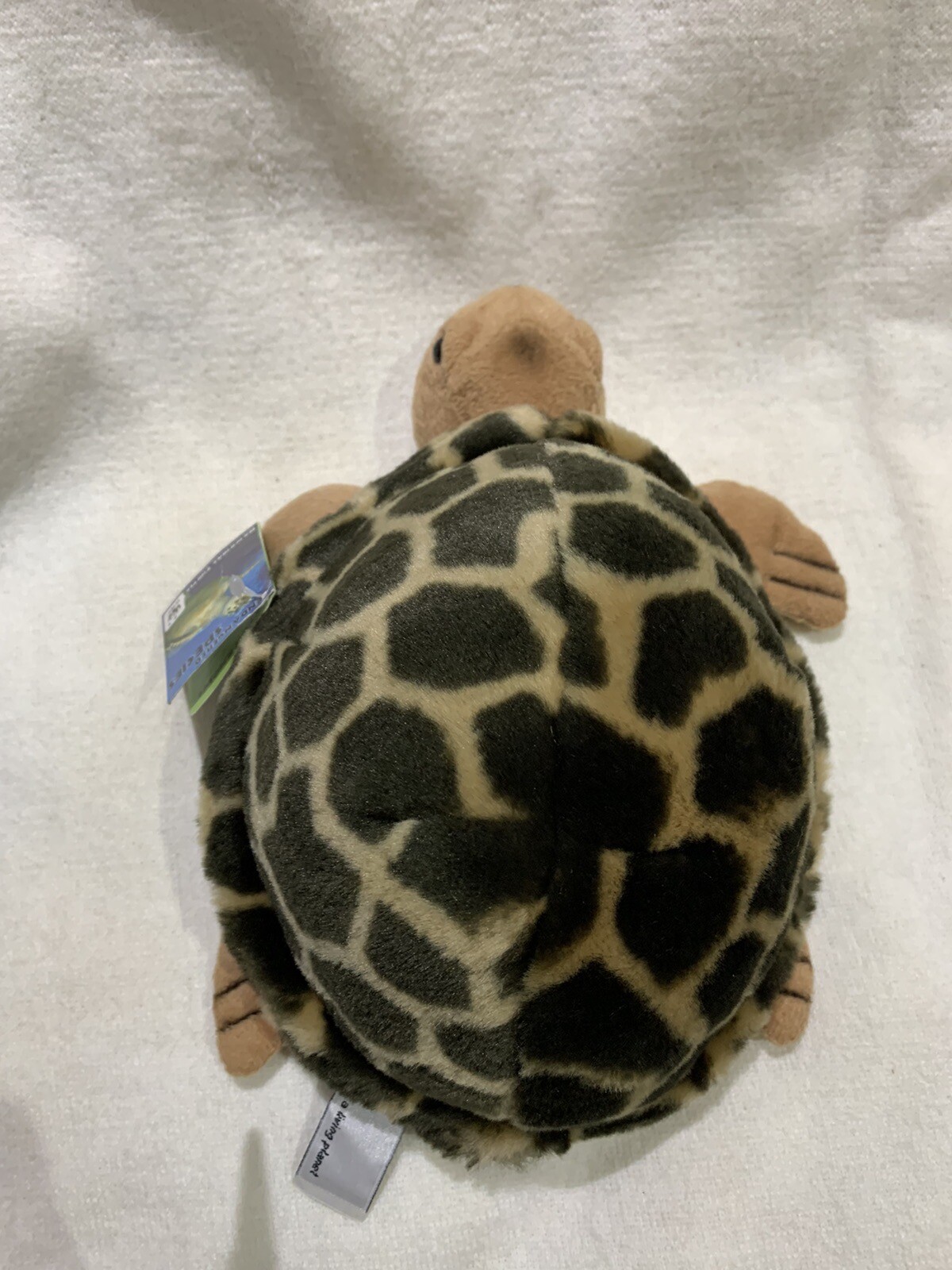 WWF plush Hawksbill turtle with tag 9" Long Approx Keel Toys Ltd | eBay UK