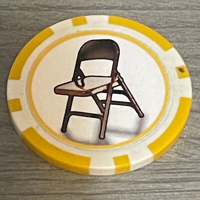 Heroclix ROC Folding Chair Yellow Object and Action Token | eBay