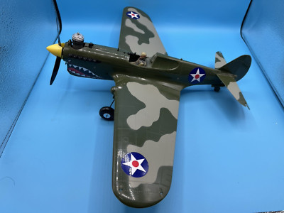 Vtg Cox Curtiss P-40 Warhawk.049 Gas Powered Model Airplane Thimble ...