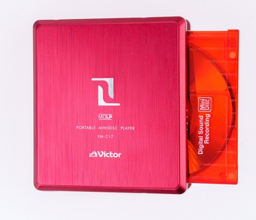 JVC Victor XM-C17 Red MiniDisc Player MDLP - Tested [DEMO / PLAYS] | eBay