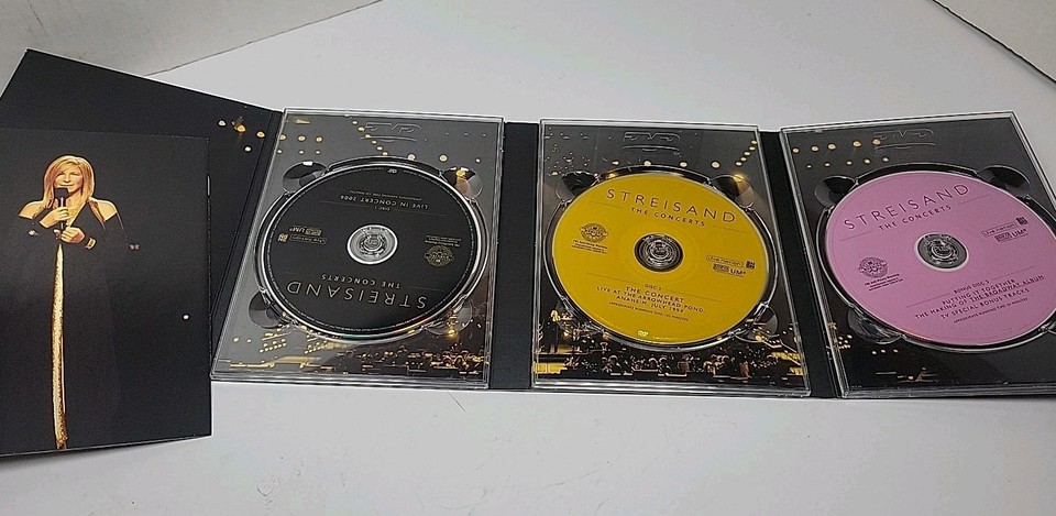 Lot of 5 Barbara Streisand DVD's Movies Concerts Documentary Fan Lot | eBay