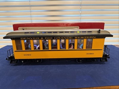 LGB Denver Rio Grande Western Passenger Train Car #3080 G Gauge. PLEASE ...