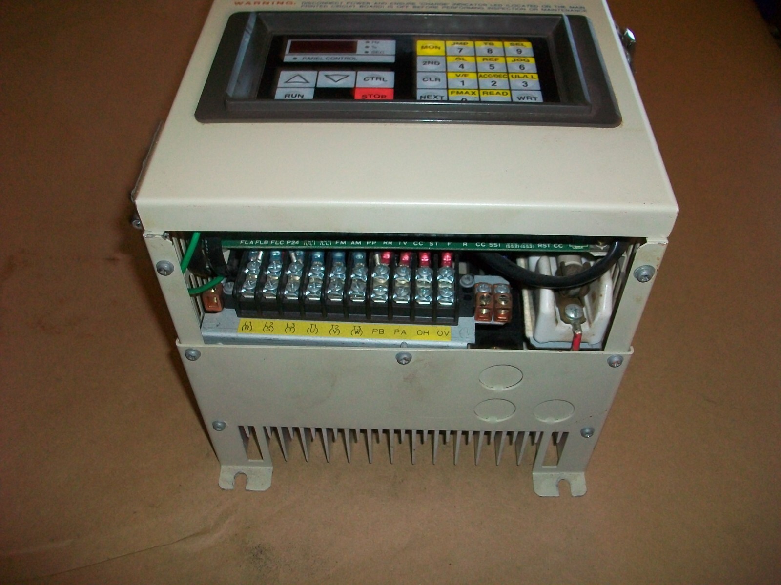 Toshiba VT130G2+4080 Transistor Inverter AC Drive 7.5hp 460VAC 3-Phase ...