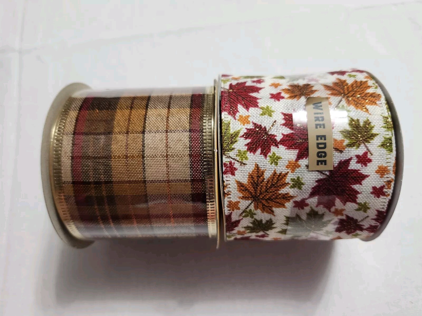 Lot 10 Spools Autumn Thanksgiving Ribbon Variety NEW 117 Feet $60 ...