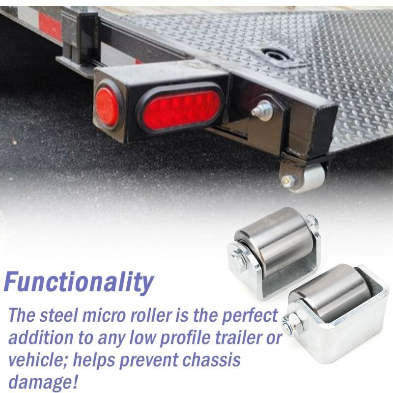 Rv Skid Wheels Trailer Drag Rollers Tail Rolling Weld On Accessories ...