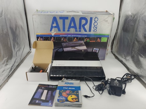 1982 Atari 5200 System in the Box 4-Port Console With Pac-man And TV ...