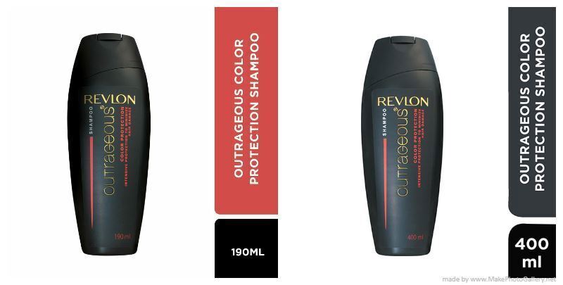 Revlon Outrageous Color Protection Hair Shampoo / Conditioner 190ml ...