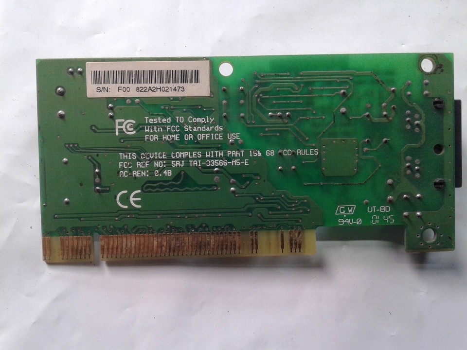 REF HSP 56 MICRO MODEM AMI-2014F/201 1C CPIM0P2014-01 VECTRA VL 400 SF ...