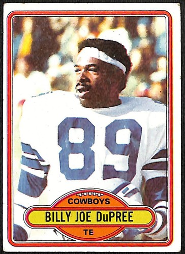 1980 Topps Billy Joe DuPree #455 Dallas Cowboys | eBay