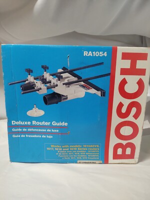 BOSCH Deluxe Router Edge Guide with Dust Extraction Hood & Vacuum Hose ...