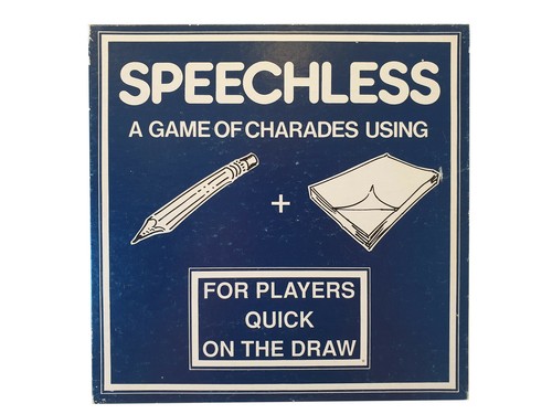 Speechless Board Game Using Pen and Paper Vintage Family Games Fun ...