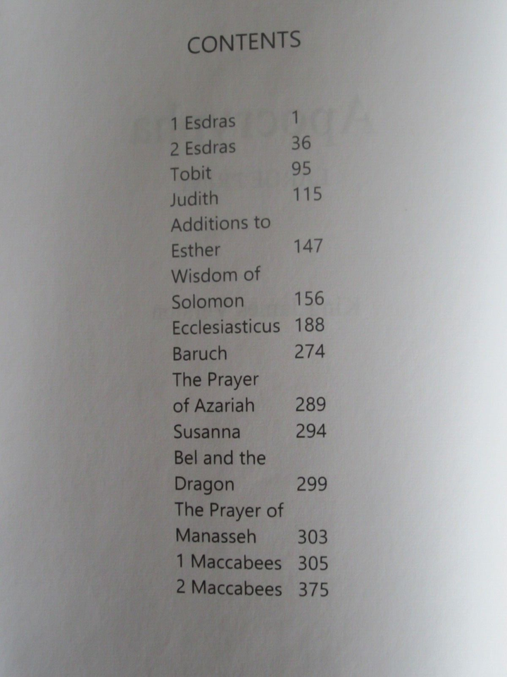 Apocrypha (Large Print) : King James Version by King James (2019, Trade ...