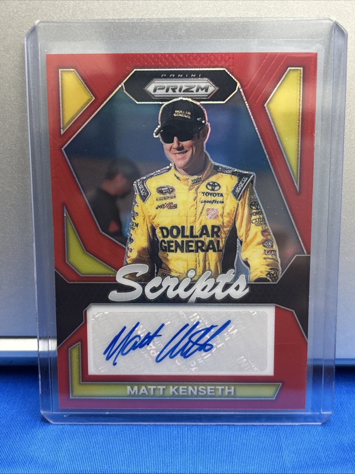 Matt Kenseth 2024 Prizm NASCAR #S-MKH Scripts - Red /99 Price Guide ...
