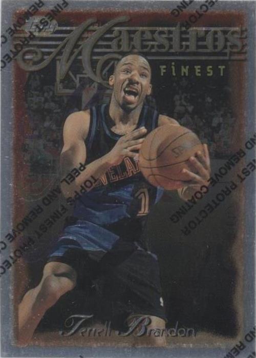 1996-97 Topps Finest - Uncommon Silver Terrell Brandon #108 for sale ...