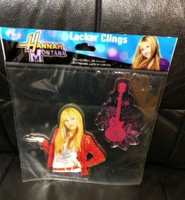 Hannah Montana Miley Cyrus Locker Clings, Red Jacket, MISP! New! | eBay