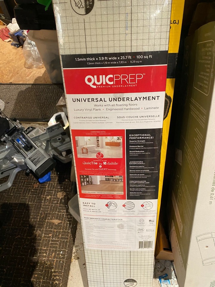 QuicPrep universal underplayment LOCKAL PIKUP ONLY | eBay