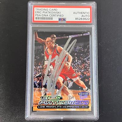 1999-2000 Fleer Ultra #35 Eric Piatkowski Signed Card AUTO PSA Slabbed ...