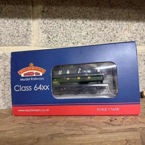 Bachmann 00 Gauge 31-635 Class 64xx GWR Pannier Tank GWR Green 6407 ...