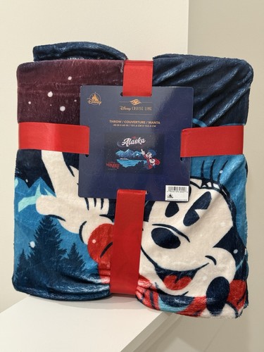DCL Disney Cruise Line Alaska Throw Blanket Wonder Ship 2024 Mickey ...
