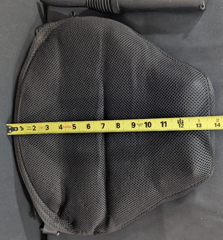 Motorcycle XL Large 3D Comfort Air Seat Cushion Soft Air Pad with Pump ...