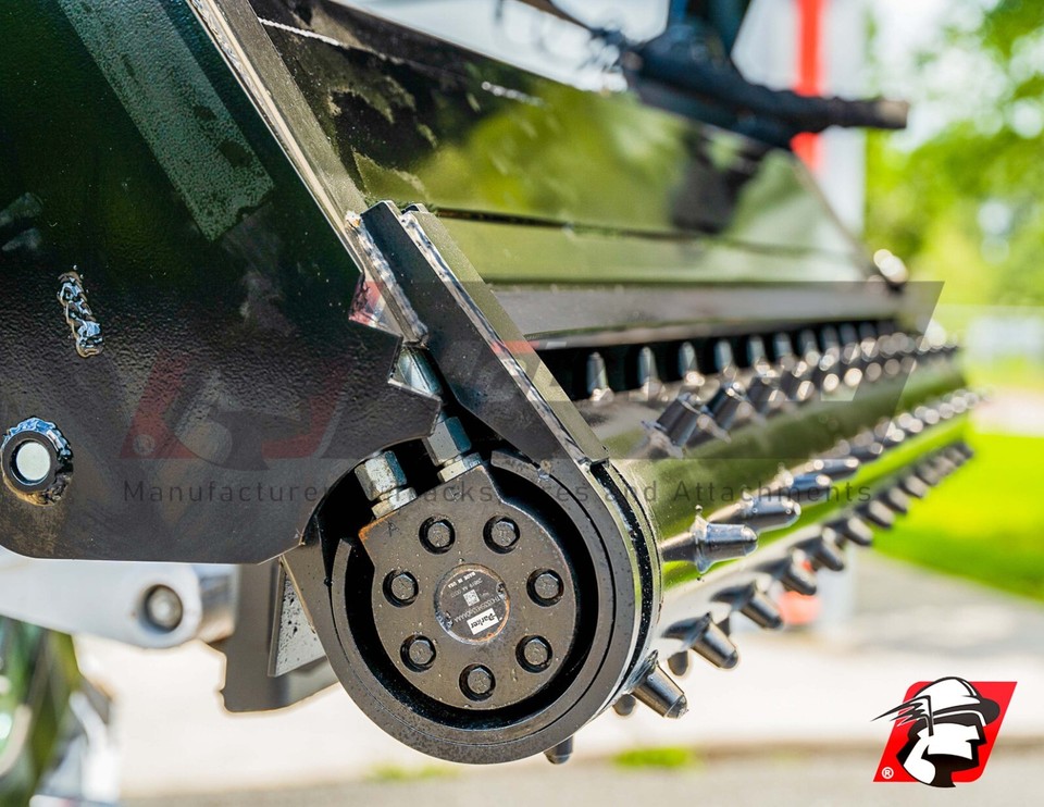 72" Power Rake Bucket Attachment Soil Conditioner Harley Rake for ...