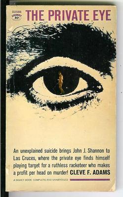 THE PRIVATE EYE by Cleve Adams, rare US Signet Book crime noir pulp ...