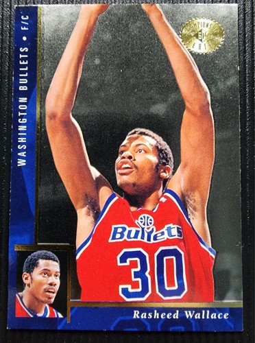 RASHEED WALLACE SP Championship #116 Bullets 1995-96 | eBay