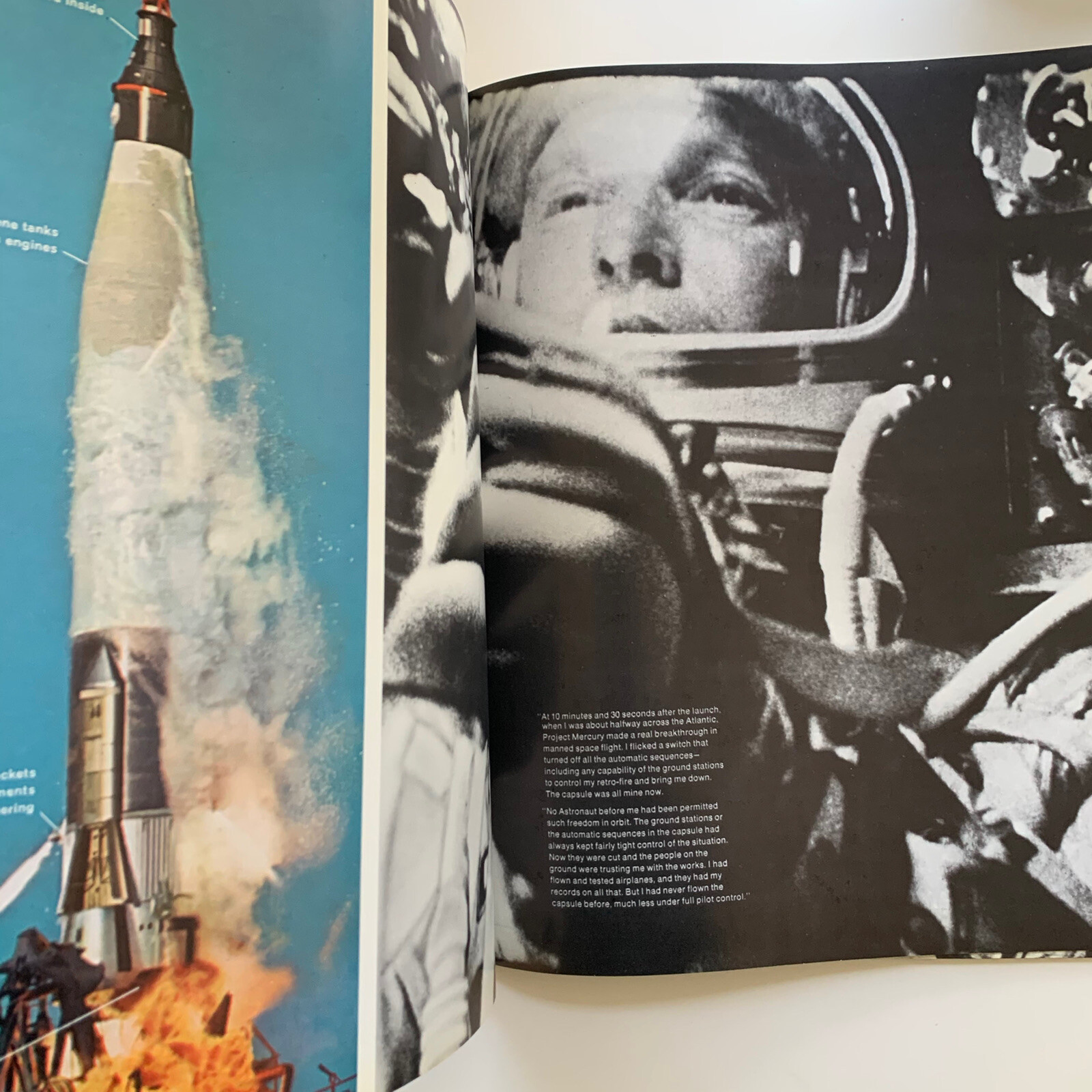 Project Mercury Spacecraft Take Off