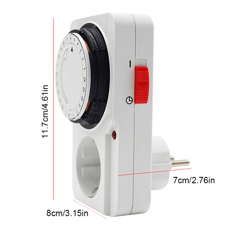 24 Hour Cyclic Timer Switch Kitchen Timer Outlet Timing Socket ...