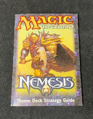 Magic: The Gathering MTG -Nemesis Theme Deck Strategy Guide 2000 | eBay