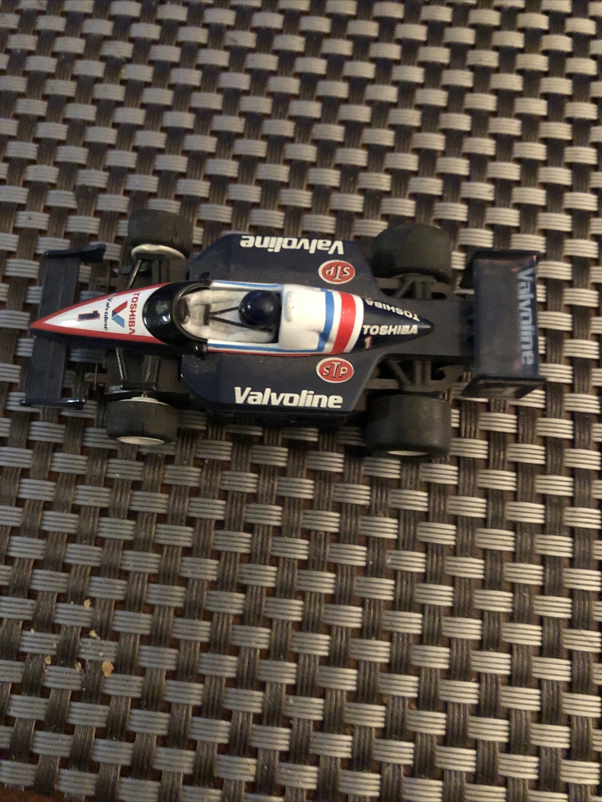 Tyco Valvoline Indy Car No 1 Tomy Ho Scale Slot Cars Runs | eBay