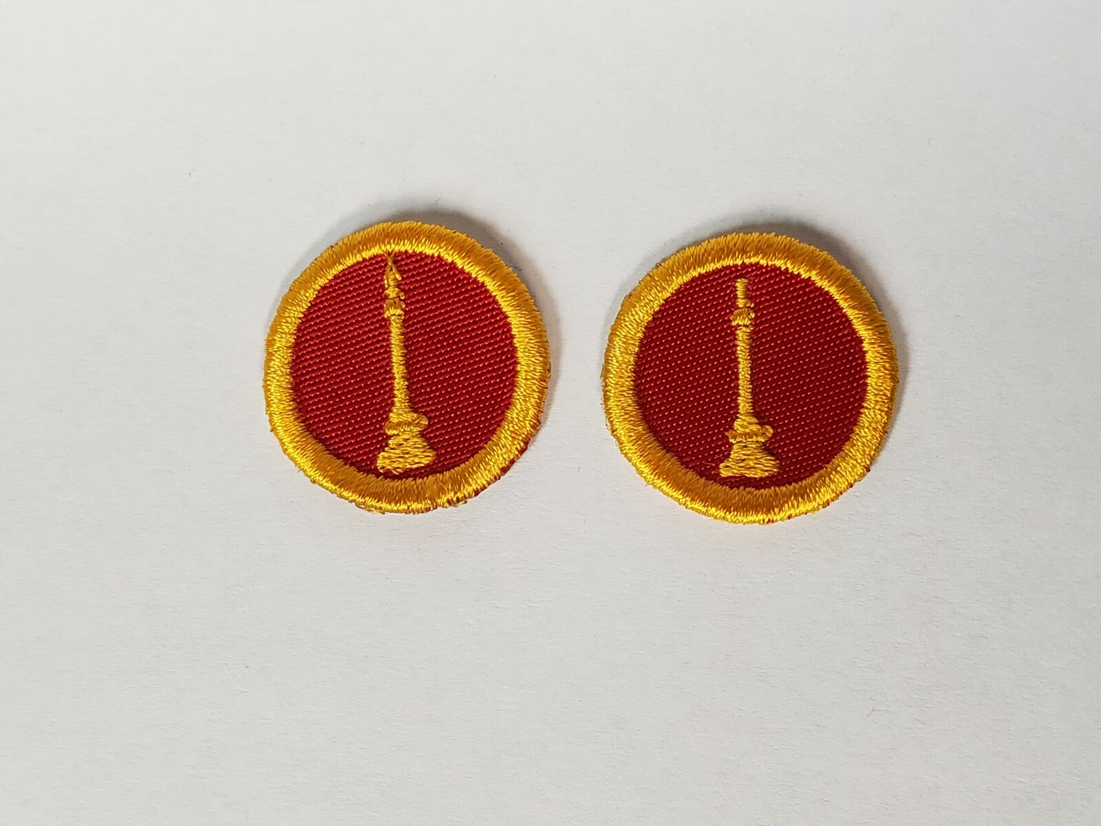 Fire Dept. Lieutenant Single Bugle Embroidered Collar Patch 1 Pair | eBay