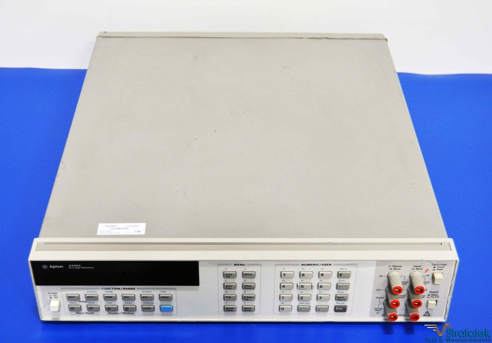 Agilent 3458A 8.5 Digit Multimeter with 1000V AC RMS Option Calibrated ...