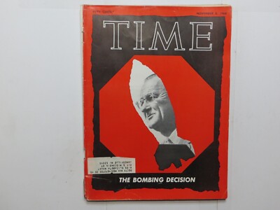 TIME Magazine November 8, 1968 LYNDON B. JOHNSON LBJ Vietnam War 2Tx3 ...