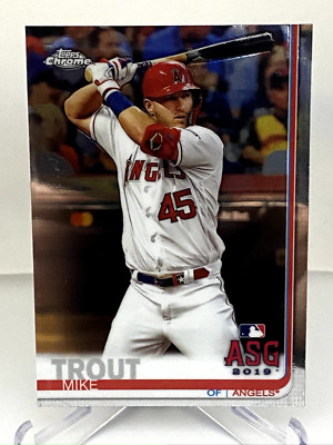 2019 Topps Chrome Mike Trout Los Angeles Angels ASG #76 | eBay