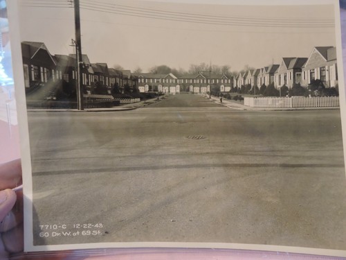 Orig 1943 60th Dr. West @ 69th St Maspeth Queens New York City NYC 8x10 ...