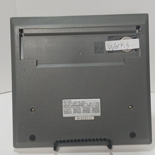 Sharp Compet QS-2130 12-Digit Desktop Solar Cell Calculator ***DISPLAY ...