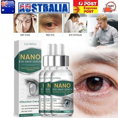 30ml Nano Eye Drops Serum,Natural Nano Lubricant Eye Drop for Dry Eye ...