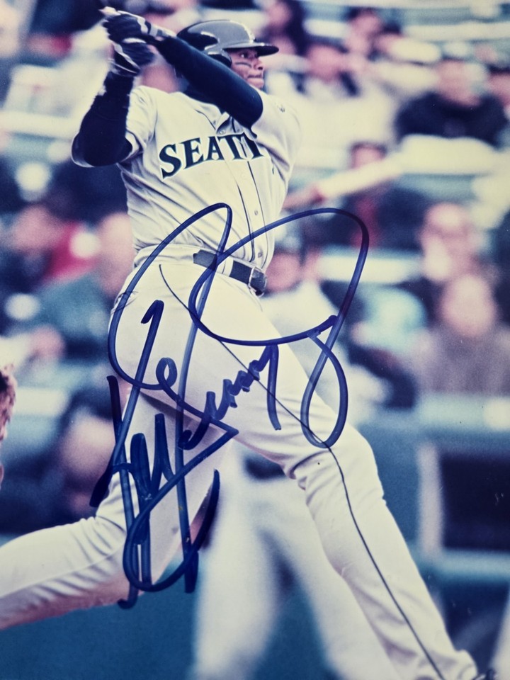 Ken Griffey Jr. Seattle Mariners Signed 8x10 JSA CERT. Signed Full ...
