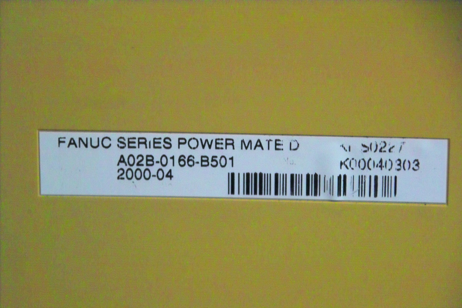 FANUC POWER MATE-D A02B-0166-B501 TESTED WORKING FREE SHIP | eBay