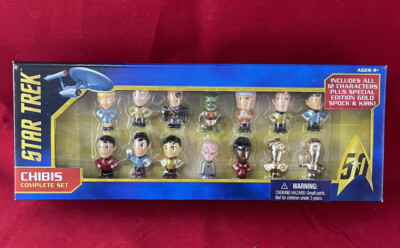 Chibis Star Trek Figure Set 50th Anniversary Mini Collectibles | eBay