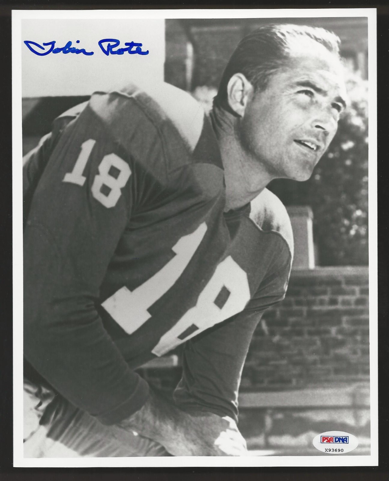 Tobin Rote Lions Signed Auto 8x10 Photo PSA/DNA Certified Autograph | eBay