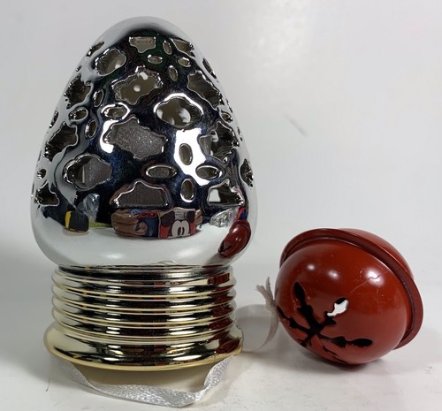 Christmas Ornament Bulb Silver Color Changing Rainbow Color Morphing ...