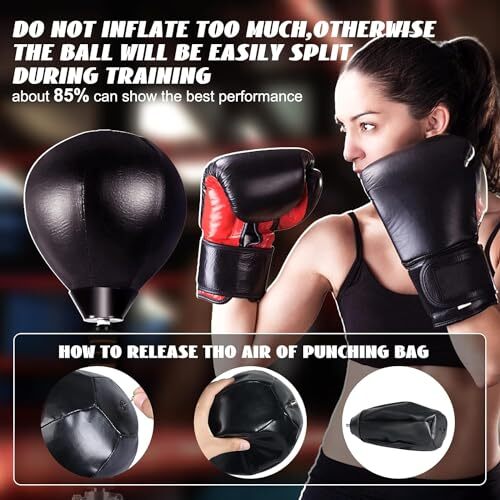 Premium Punching Bag Replacement 7x7 – Heavy Duty Fit for Pedestal ...