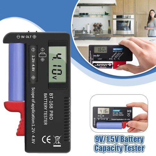 Voltage Meter Battery Capacity Detector Battery Level Detector ...