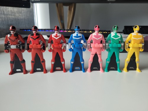 Timeranger Time Force Ranger Key Set Power Rangers Time Force Gokaiger ...