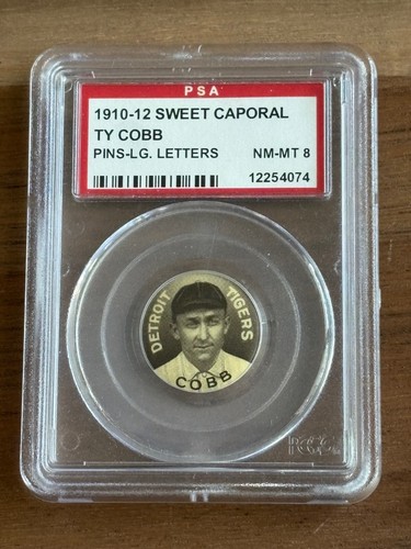 1910-12 Sweet Caporal Pins (P2) TY COBB LG. LTRS. HOF DETROIT TIGERS ...