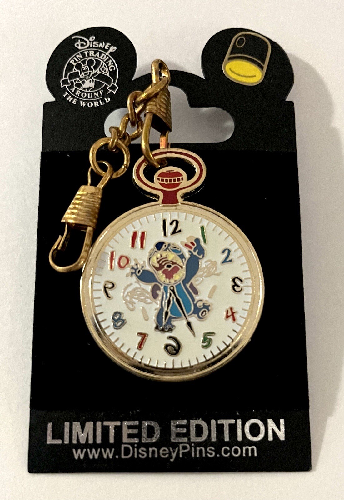 Disney WDW Spotlight Stitch Pocket Watch LE 1500 Pin 2008 for sale ...