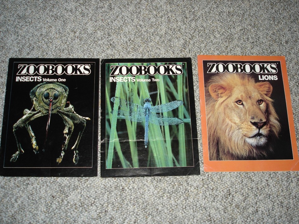 lot (11) Vintage ZooBooks Magazines 1989 Wolves, Pandas, Zebras, Lions ...